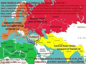 New World Order Map – High Time to Awake